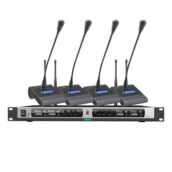 D5844 : 4ch Wireless Desk microphone System - Premium Sound Cambodia
